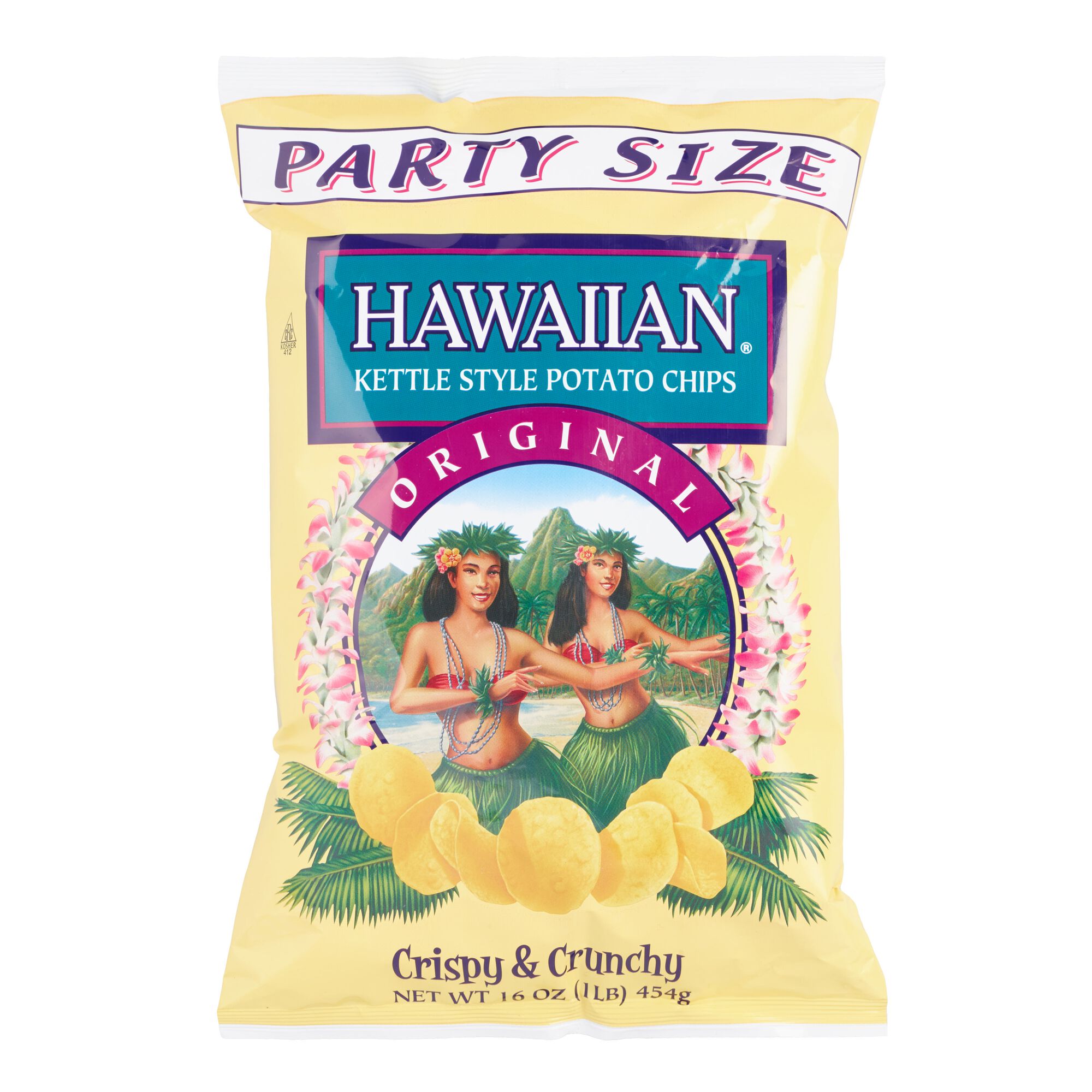 Hawaiian Original Kettle Style Potato Chips Party Size - World Market