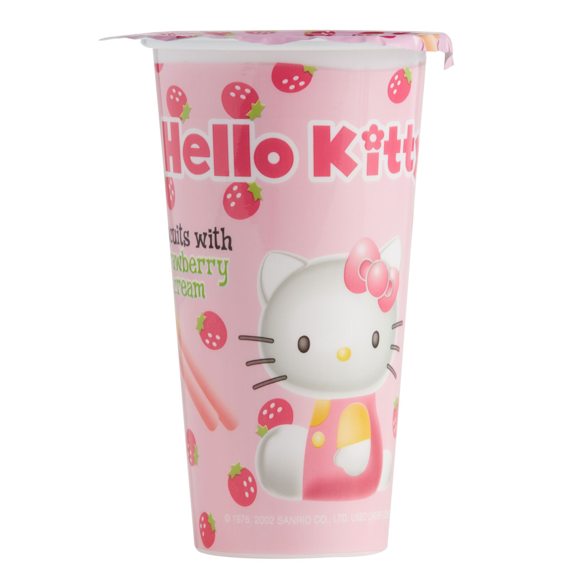 Hello Kitty Strawberry Dip Biscuits - World Market